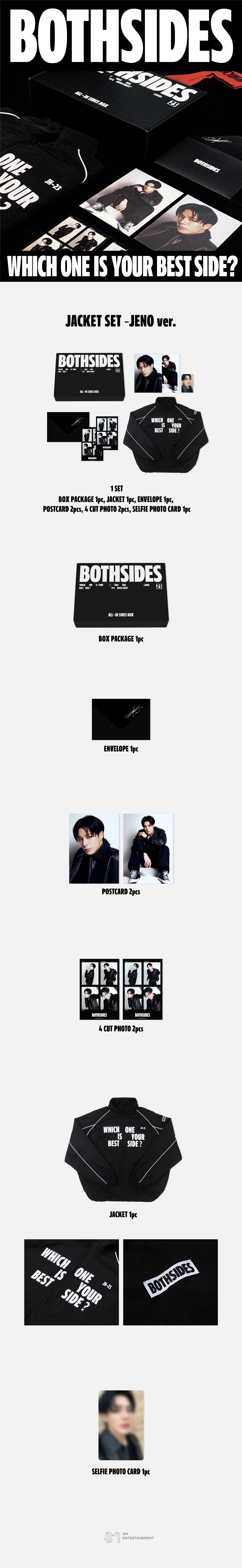 JACKET SET [JENO ver.] - NCT JNJM - The 1st Mini Album 'BOTH SIDES ...