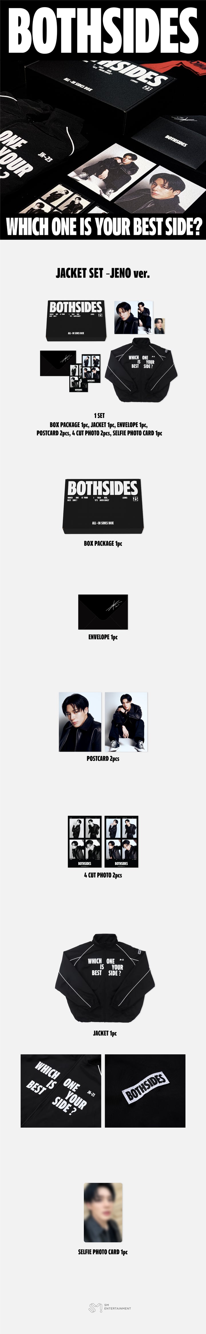 JACKET SET [JENO ver.] - NCT JNJM - The 1st Mini Album 'BOTH SIDES ...