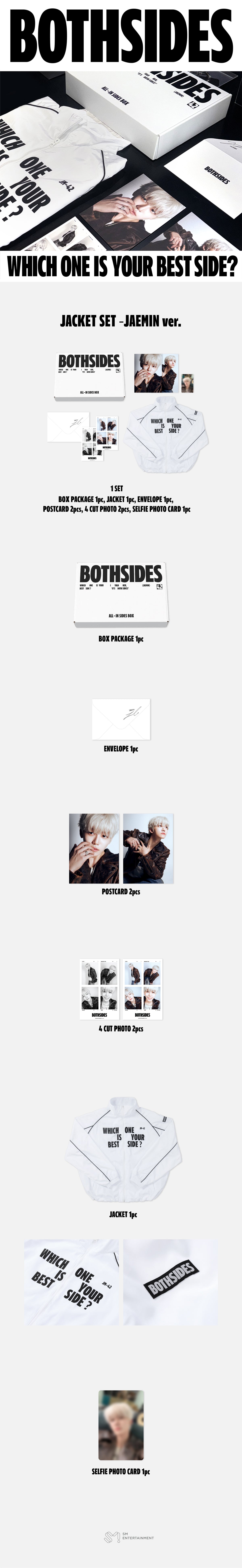 JACKET SET [JAEMIN ver.] - NCT JNJM - The 1st Mini Album 'BOTH SIDES ...
