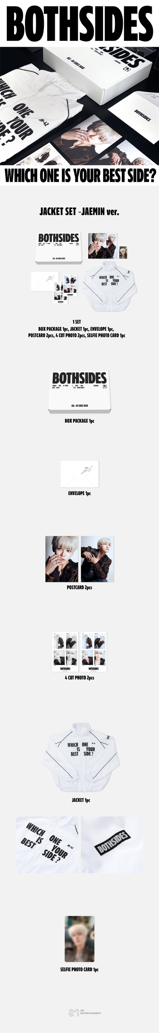 JACKET SET [JAEMIN ver.] - NCT JNJM - The 1st Mini Album 'BOTH SIDES ...