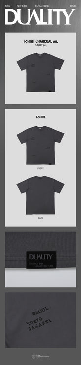 T-SHIRT [CHARCOAL ver.] - 2026 NCT JNJM FANMEETING TOUR DUALITY ...