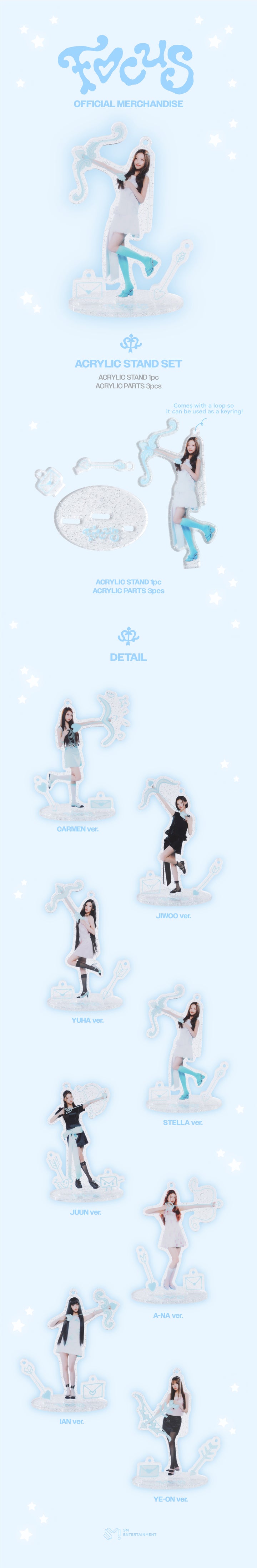 ACRYLIC STAND SET - The 1st Mini Album 'FOCUS' – SMTOWN GLOBAL