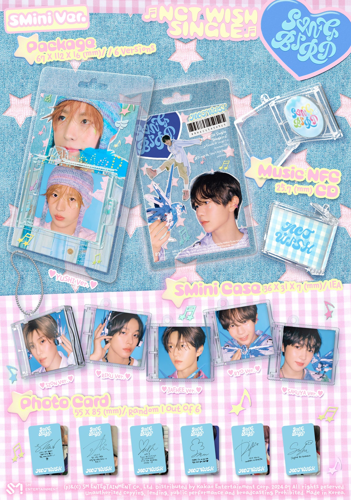 NCT WISH - 2nd Single 'Songbird' (SMini Ver.)(SMART ALBUM) | SMTOWN ...