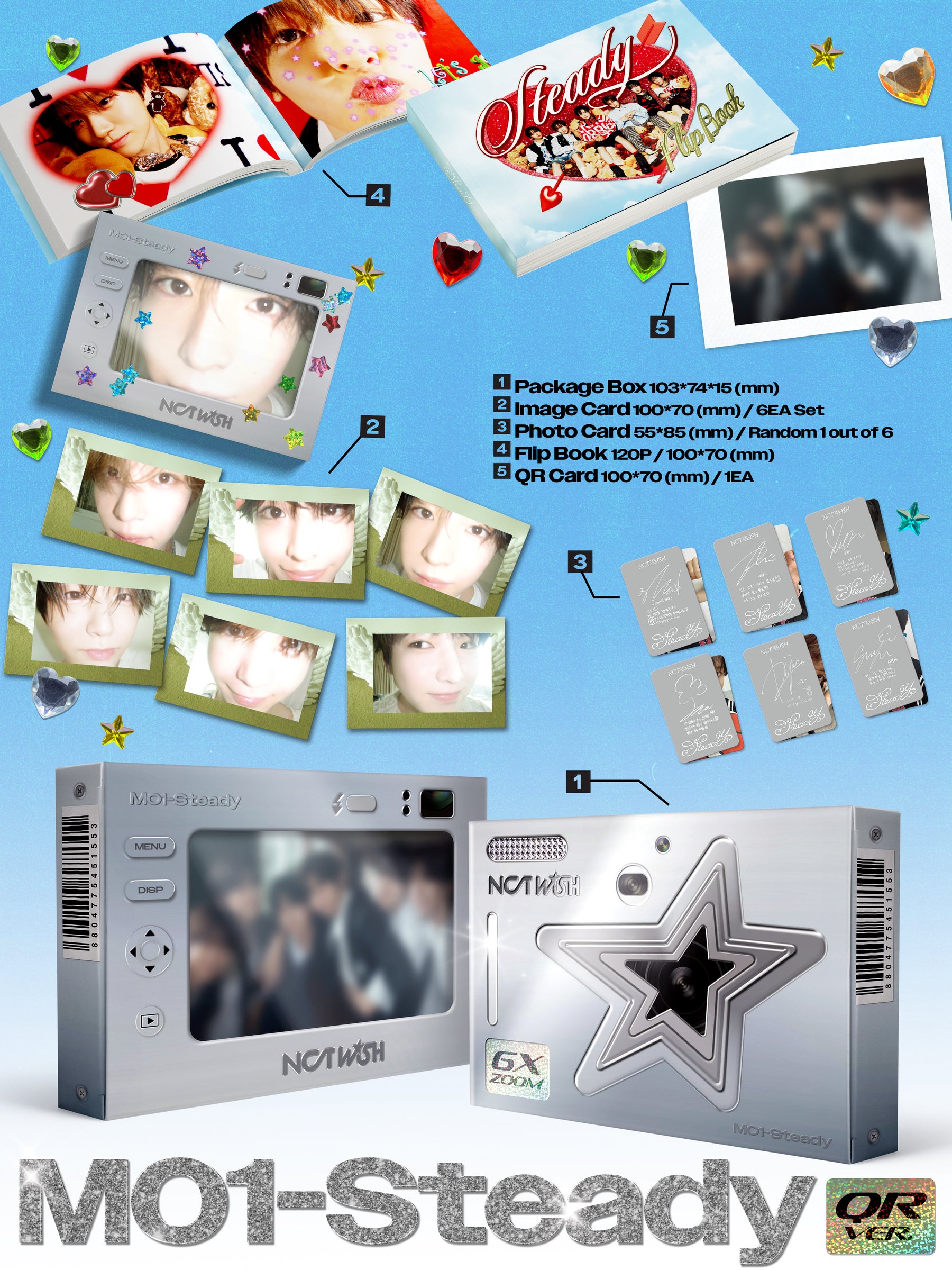 The 1st Mini Album 'Steady' (QR Ver.)(SMART ALBUM) | SMTOWN GLOBAL SHOP