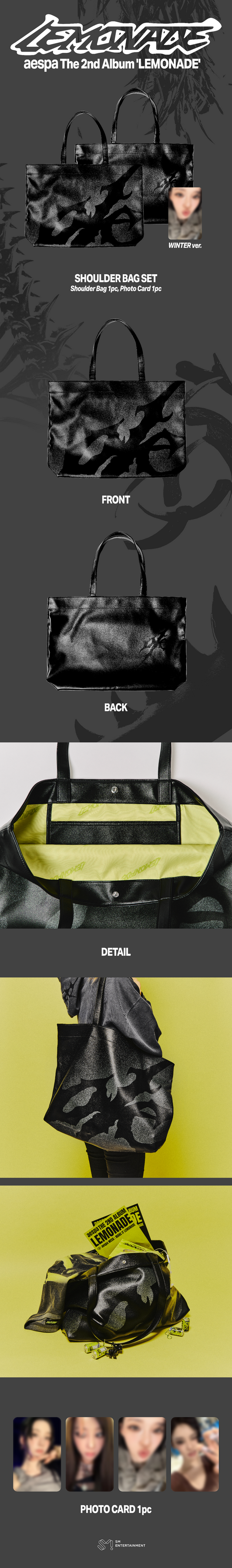 SHOULDER BAG SET - aespa 'LEMONADE - The 2nd Album' POP-UP MD – SMTOWN ...