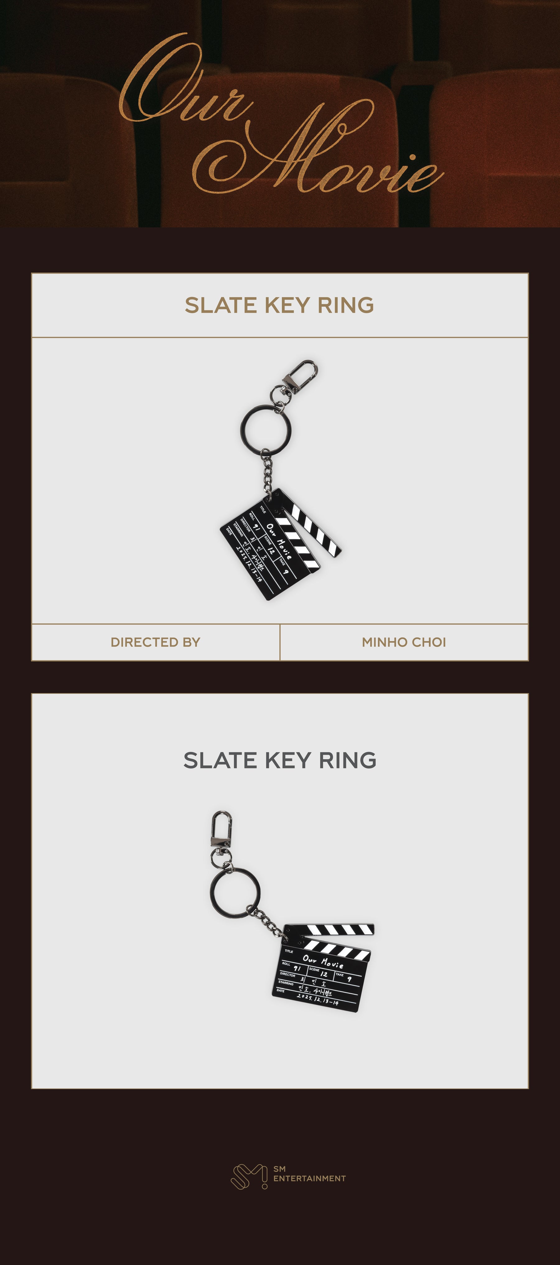SLATE KEY RING - 2025 BEST CHOI's MINHO MD – SMTOWN GLOBAL