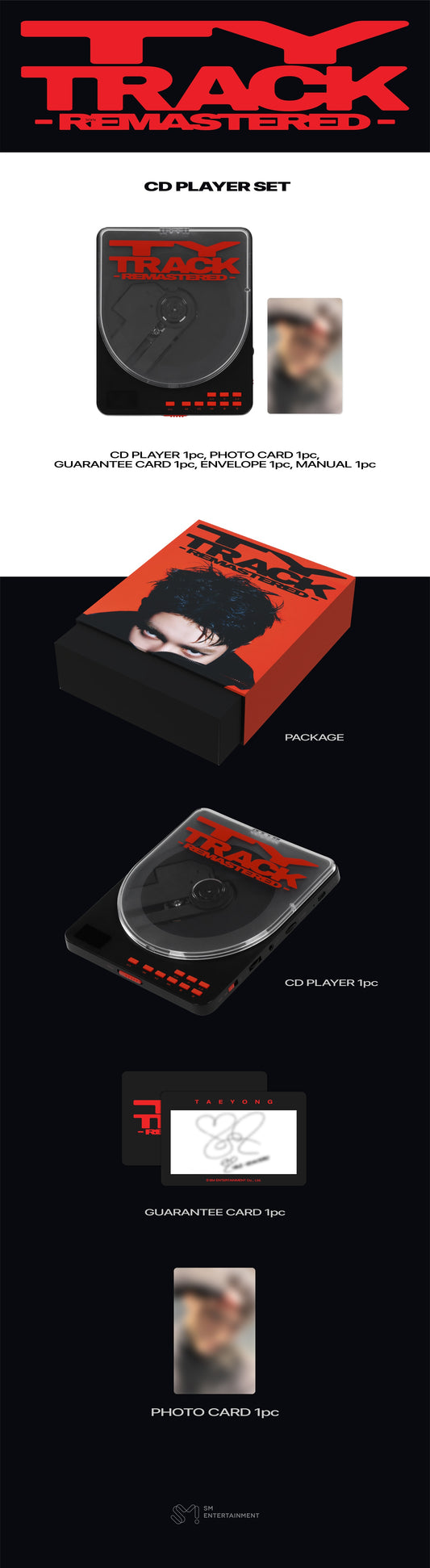 CD PLAYER SET - 2026 TAEYONG CONCERT TY TRACK - REMASTERED MD – SMTOWN ...