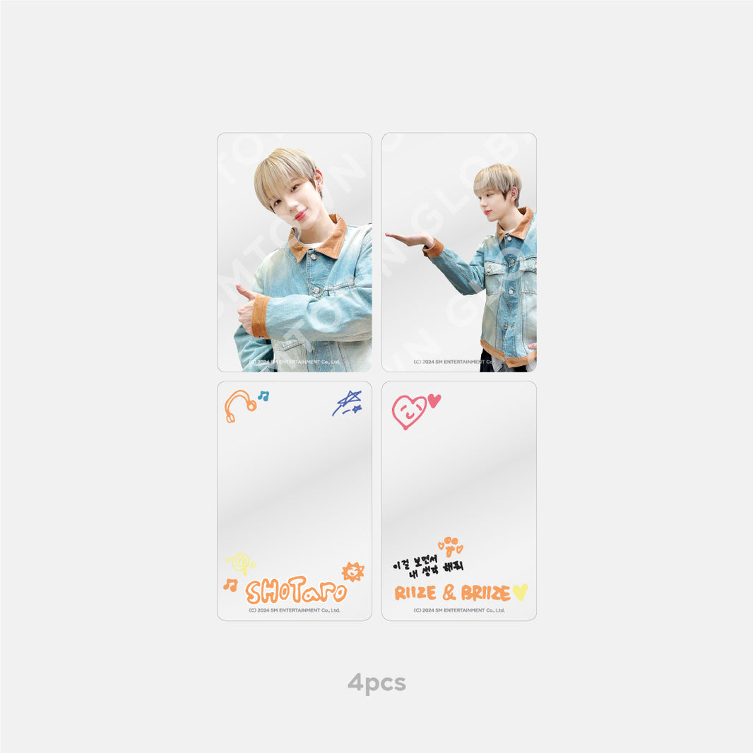 RIIZE LAYERED PHOTO CARD SET - 2024 RIIZE 'RIIZE UP' POP-UP MD - SMTOWN ...