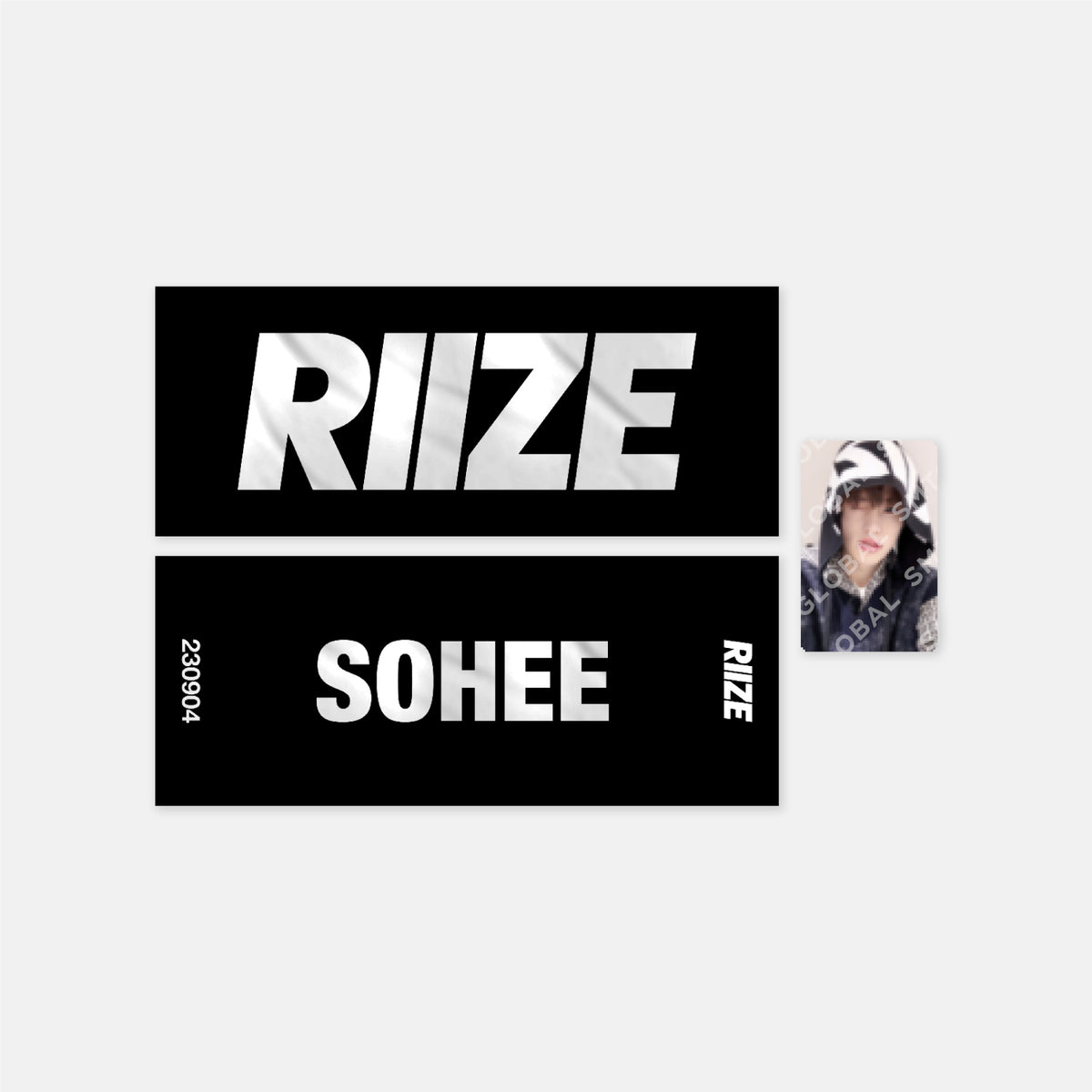 RIIZE SLOGAN + PHOTO CARD SET - 2024 RIIZE 'RIIZE UP' POP-UP MD | SMTOWN GLOBAL SHOP