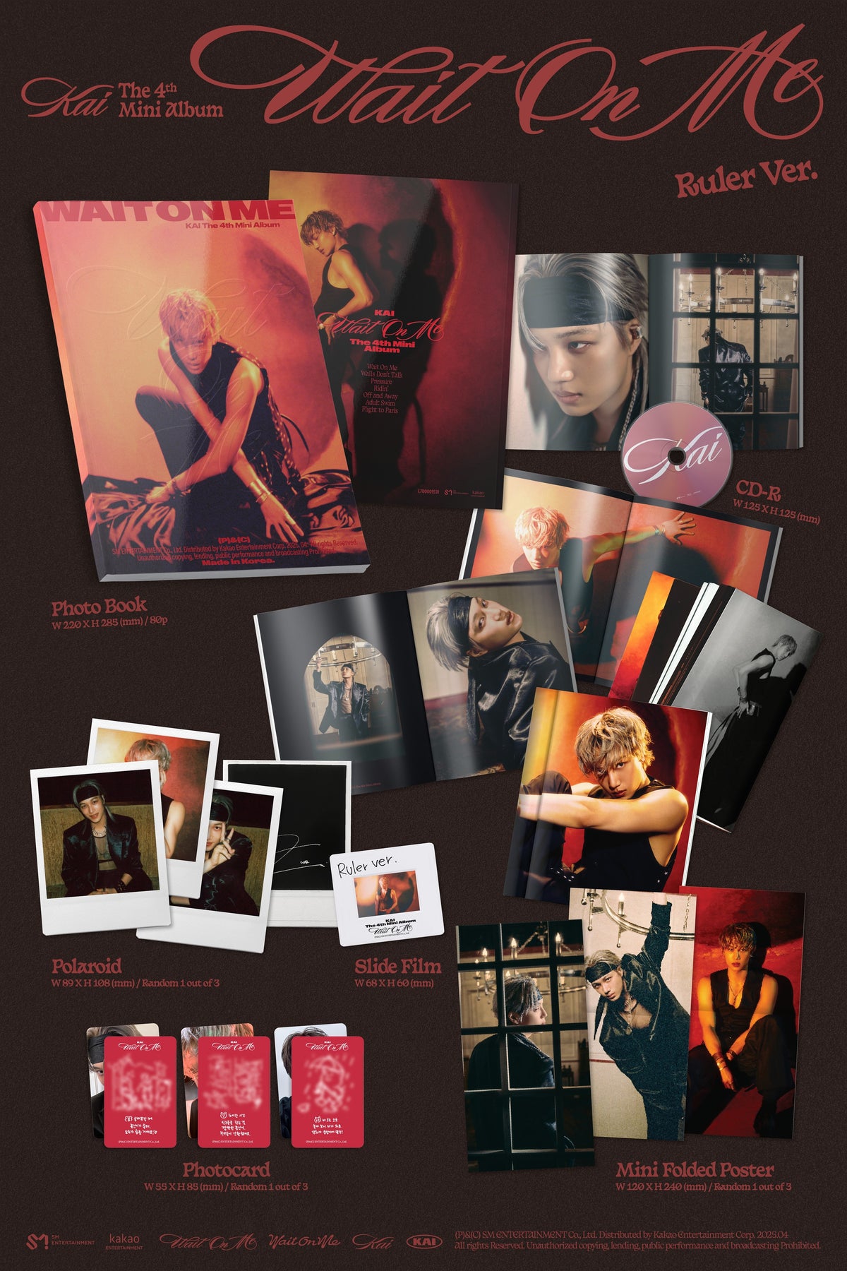 The 4th Mini Album ‘Wait On Me’ (Photo Book Ver.) SET – SMTOWN GLOBAL