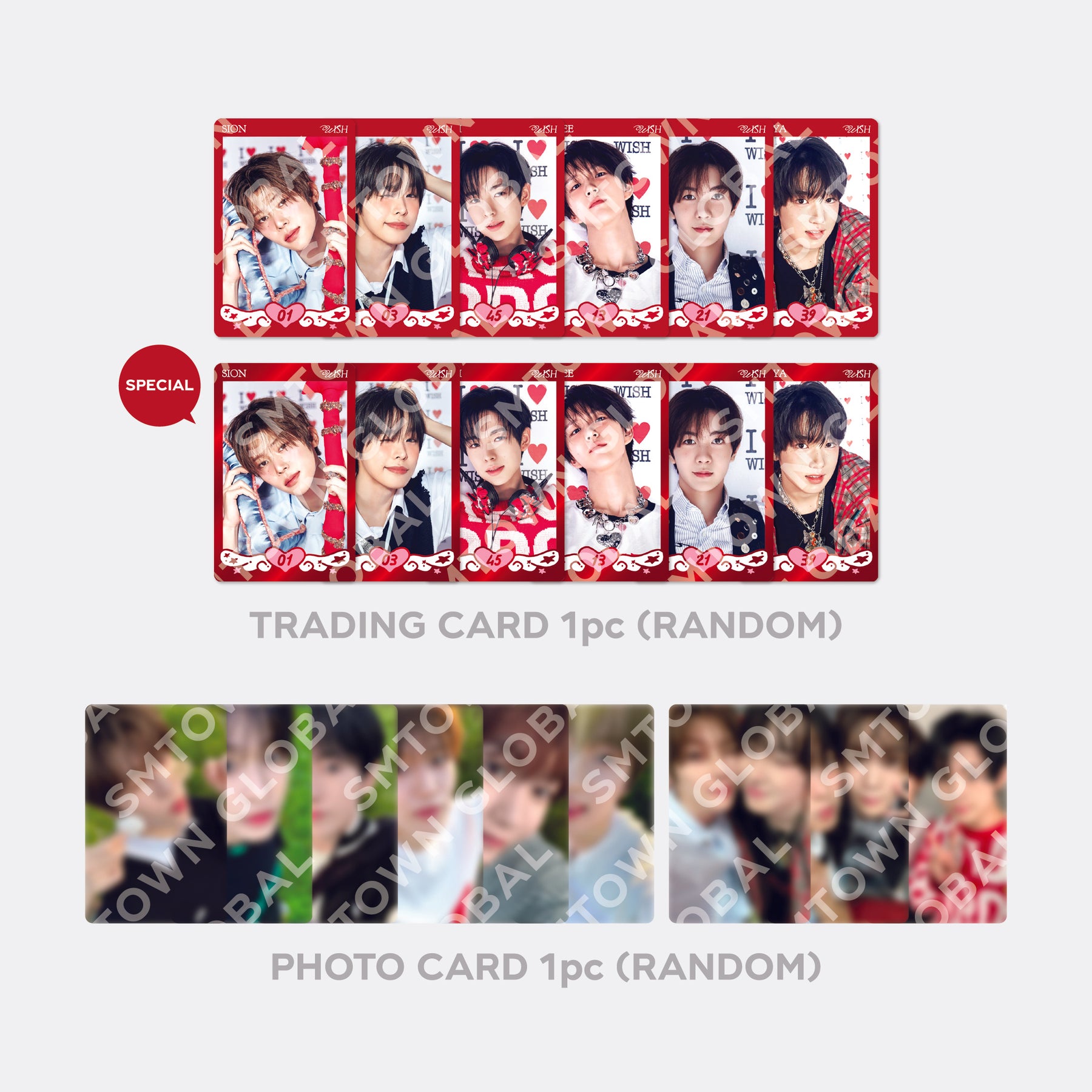 RANDOM TRADING CARD SET - NCT WISH ‘LET’S GO STEADY’ POP-UP MD |SMTOWN GLOBAL SHOP