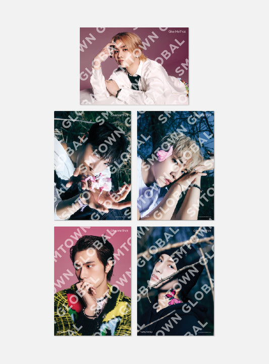 POSTCARD + HOLOGRAM PHOTO CARD SET - WayV 'Give Me That - The 5th Mini ...